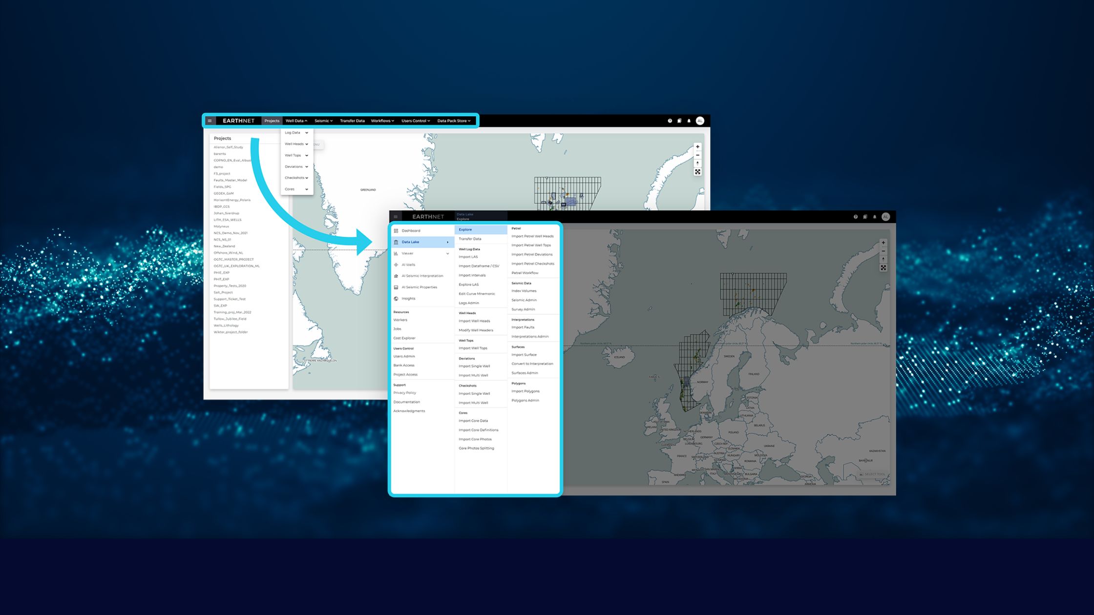 EarthNET Update: New navigation for improved user experience